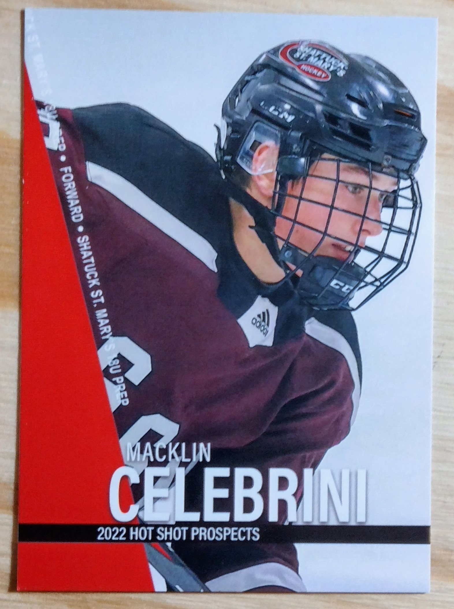 Lot of Macklin Celebrini 2022 Hot Shot Prospects Rookies Cards Rookie ...