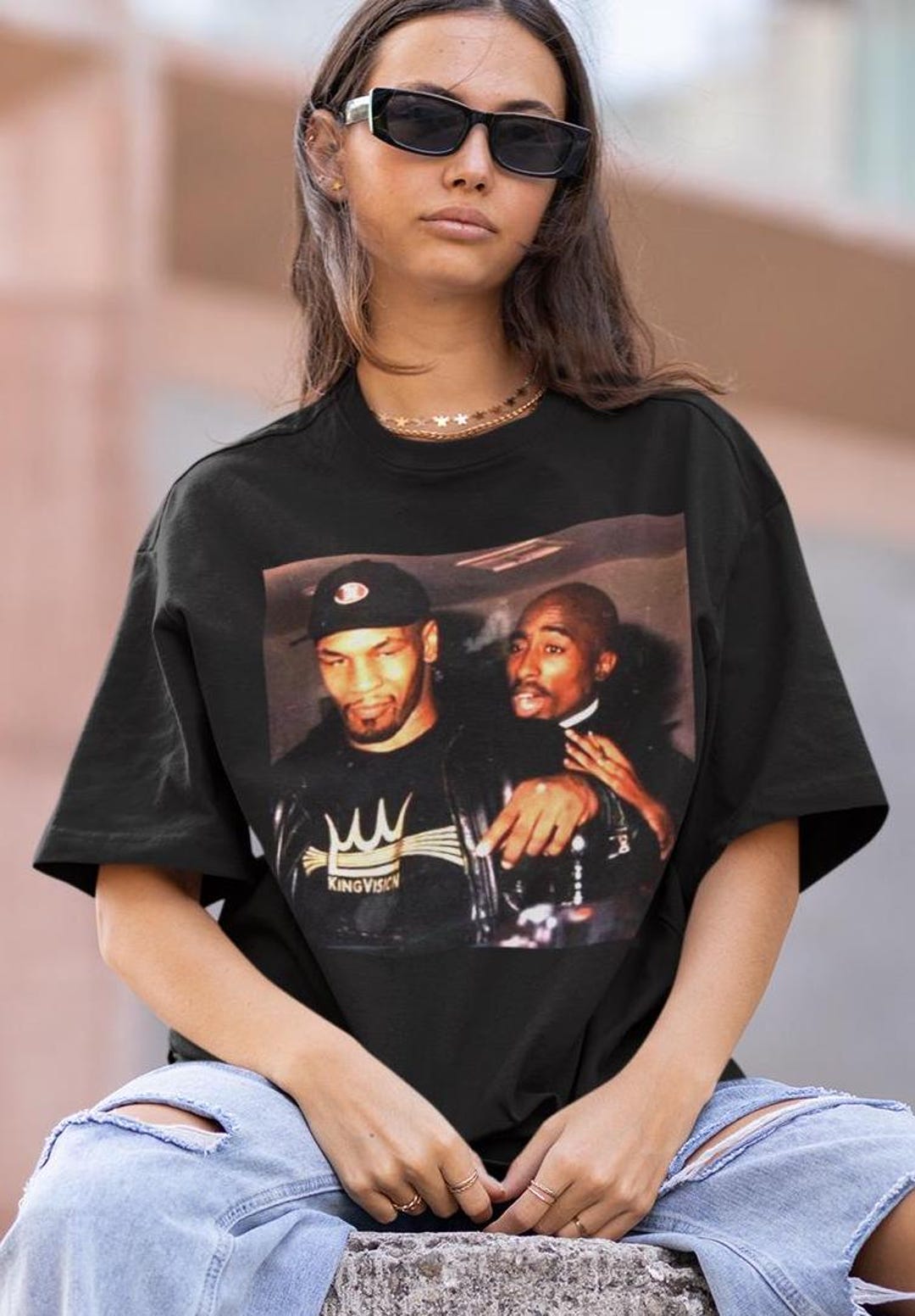 Tupac Shakur Mike Tyson 2pac Hiphop Rnb Tupac Rapper Tupac Sweatshirt ...