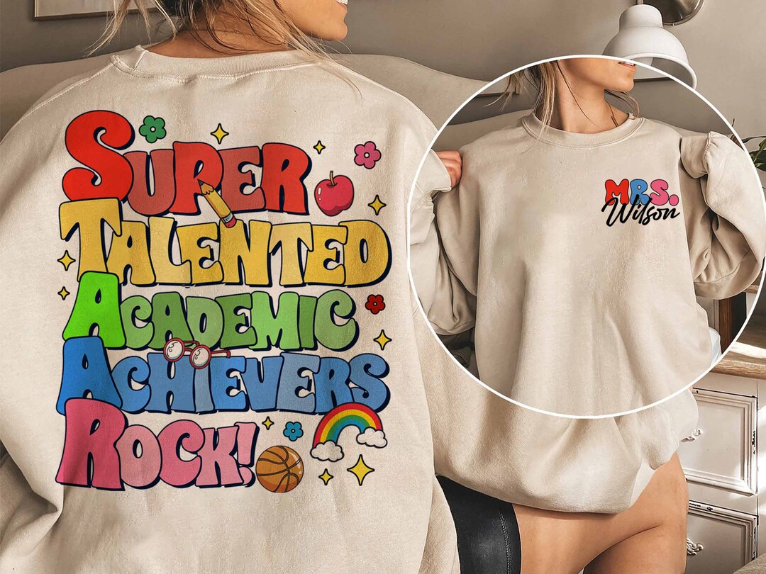 Staar Super Talented Academic Achievers Rock Testing Day Shirt Custom