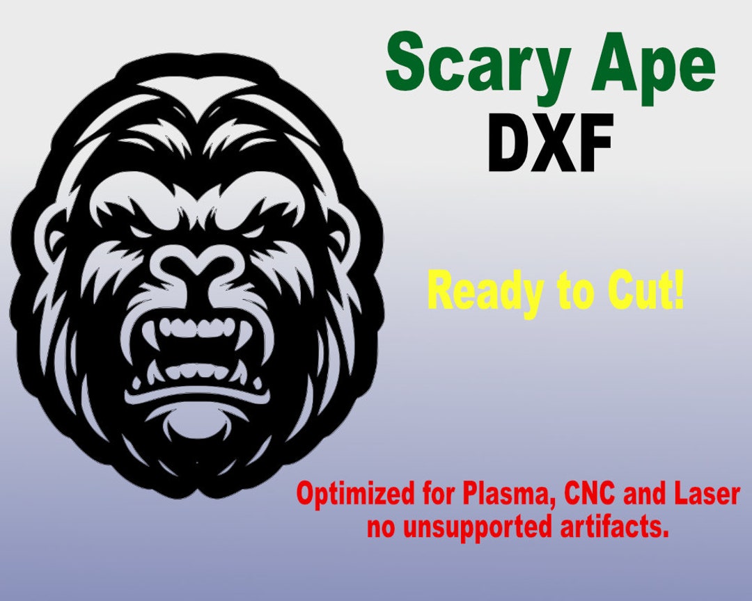 Scary Ape Yard Art DXF Instant Download - Etsy