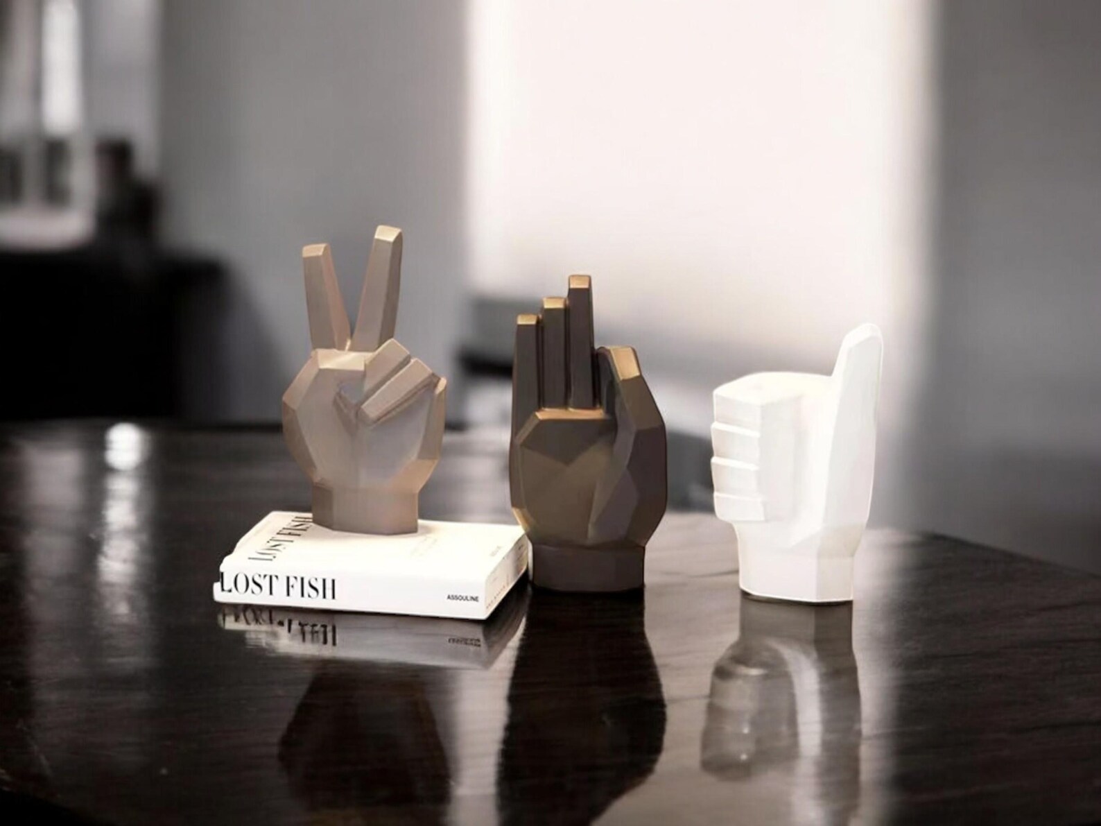 Decorative Desktop Sculpture | Living Room Tabletop Figurine | Home ...