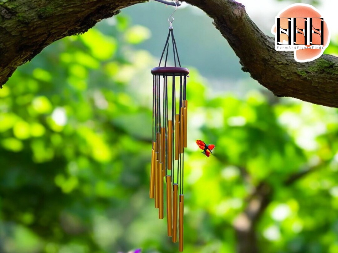 Large Metal Wind Chimes | Aluminum Tubes Pine Bells | Outdoor Yard ...