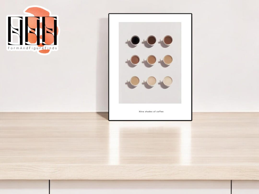 Coffee Guide Poster Decor Cafe Shop Wall Art Kitchen Menu Picture ...