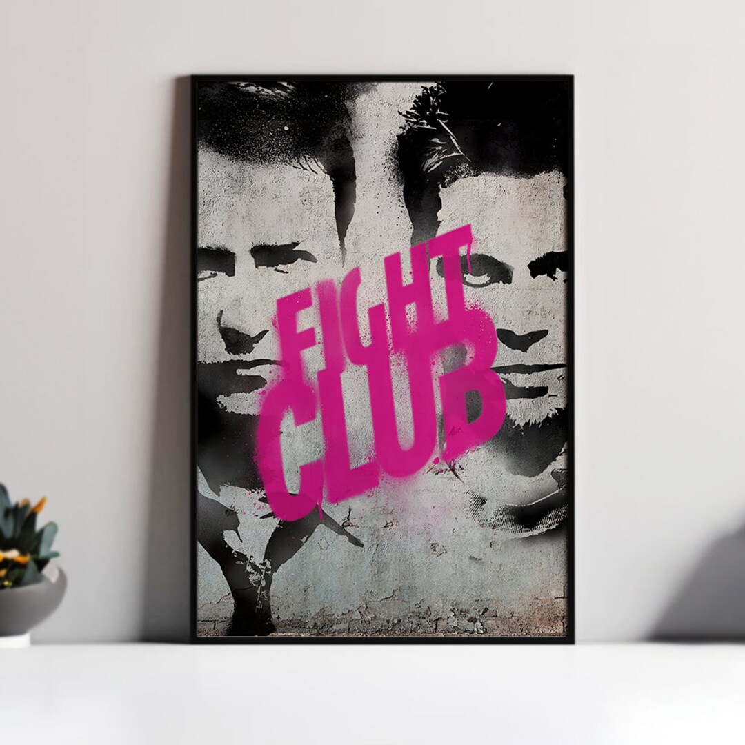 Fight Club Classic Movie Poster,room Decor, Home Decor, Art Poster for ...