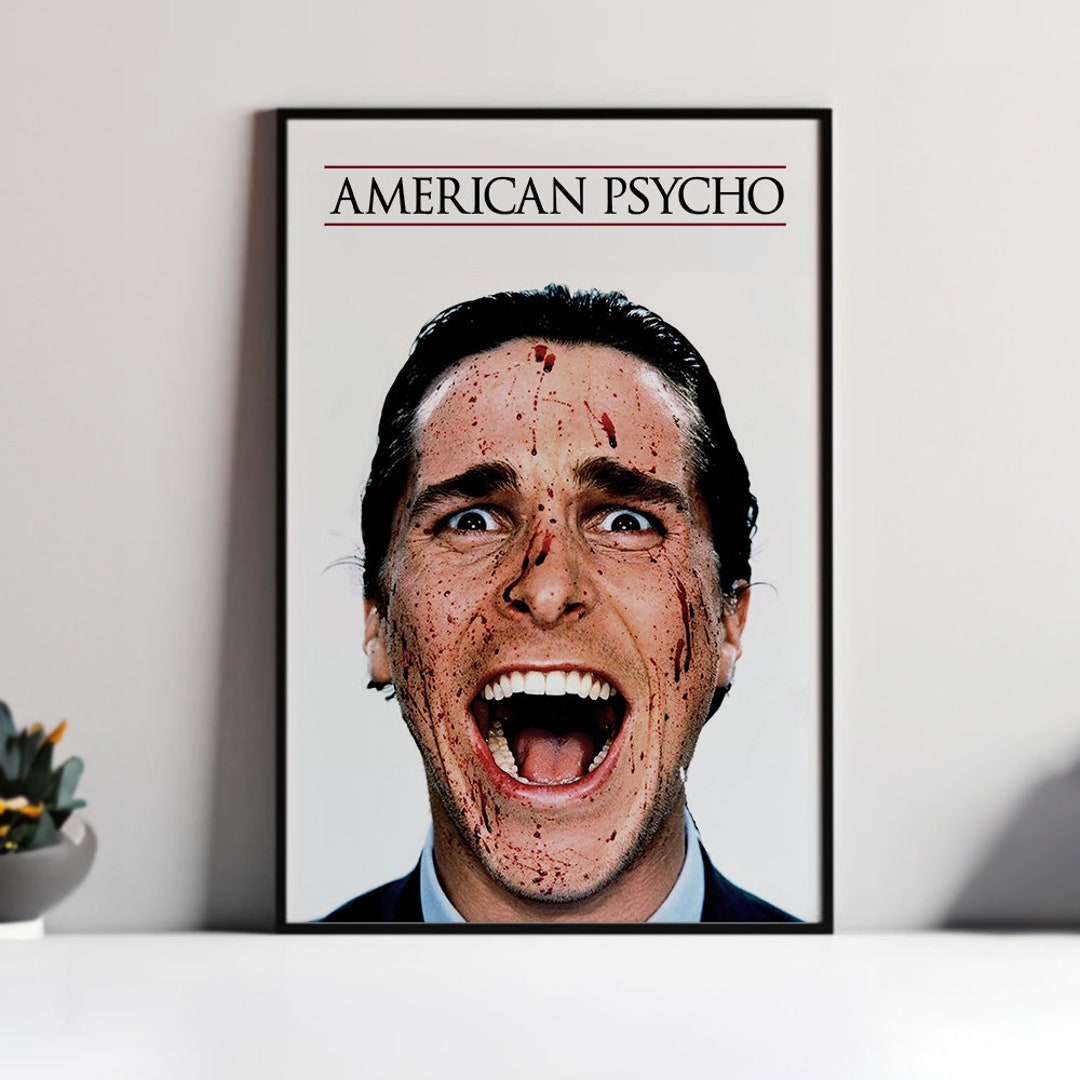 American Psycho Movie Poster,room Decor, Home Decor, Art Poster for ...