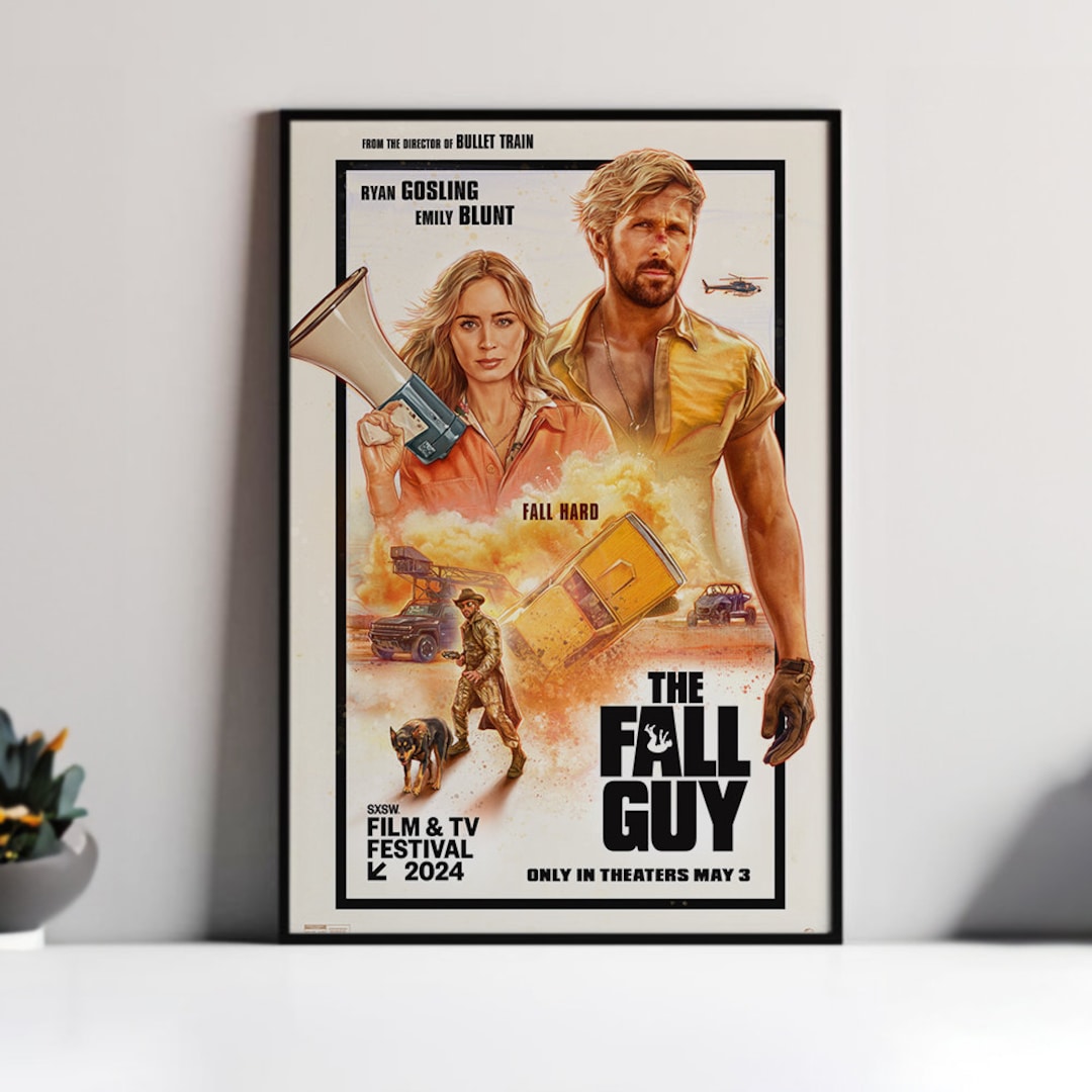 The Fall Guy Movie Poster, Room Decor, Home Decor, Art Poster for Gift ...