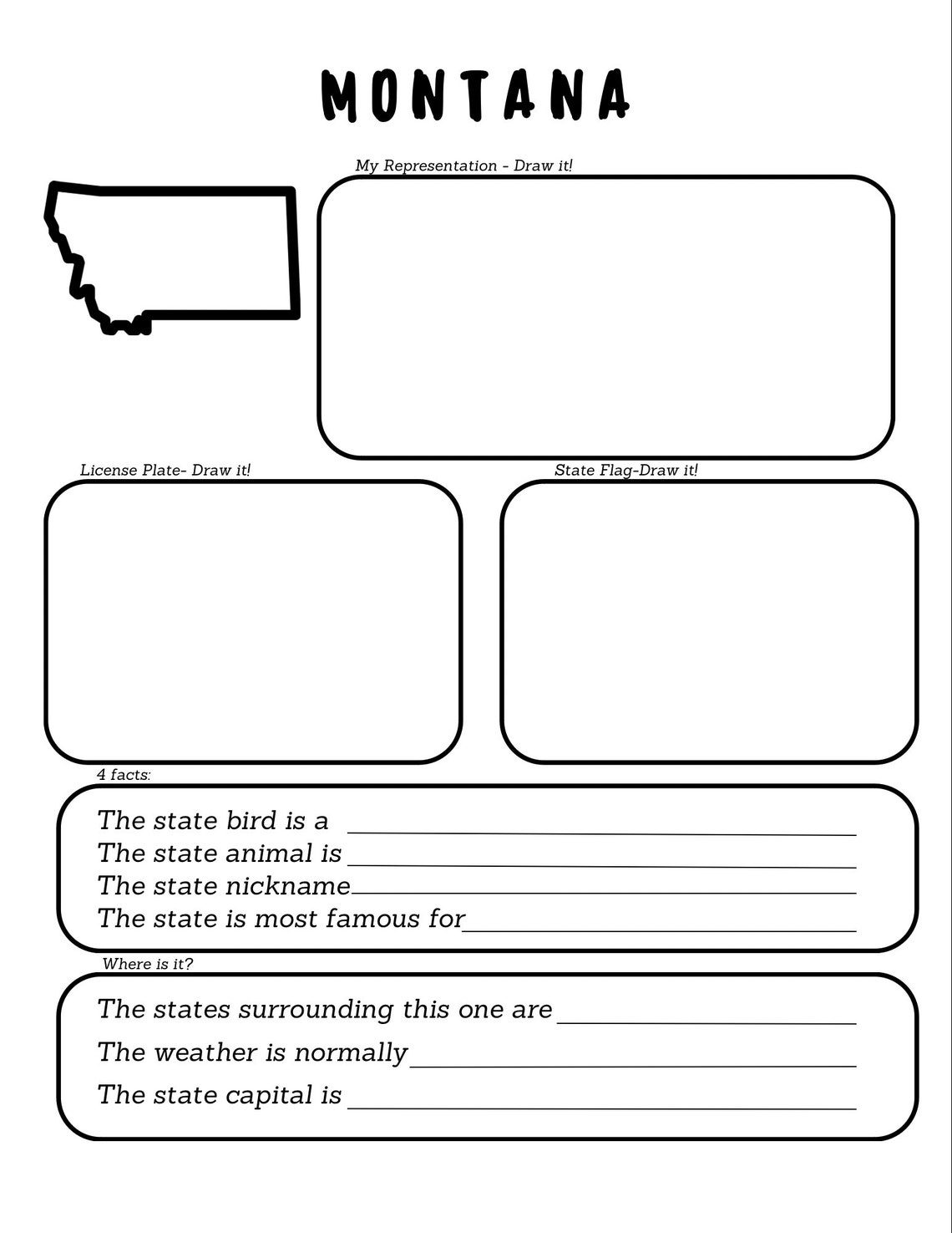 Printable United States Workbook Bundle: History & Geography for Kids ...