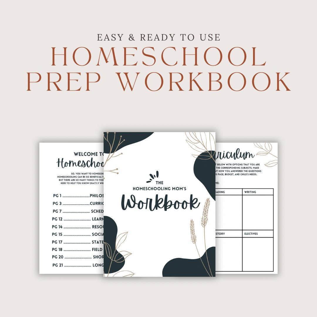 Homeschool Planner for First Time Homeschoolers Physical Copy ...