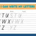 Editable Name & Address Workbook With Letter and Number Tracing ...