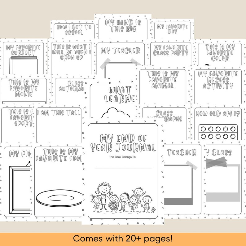 End of School Year Packetpreschool, Kindergarten, 1st, 2nd, 3rd Grade ...