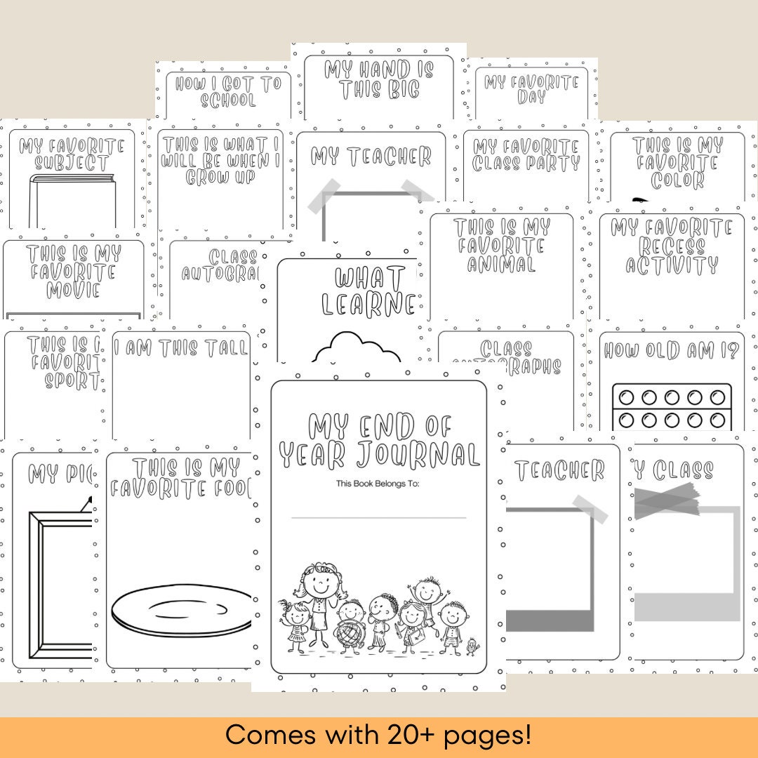 End of School Year Packetpreschool, Kindergarten, 1st, 2nd, 3rd Grade ...