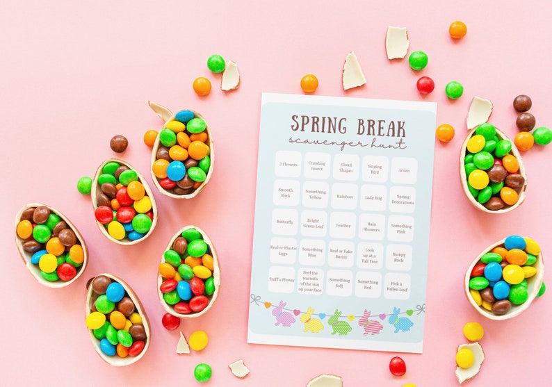 Spring Break Scavenger Hunt - Etsy