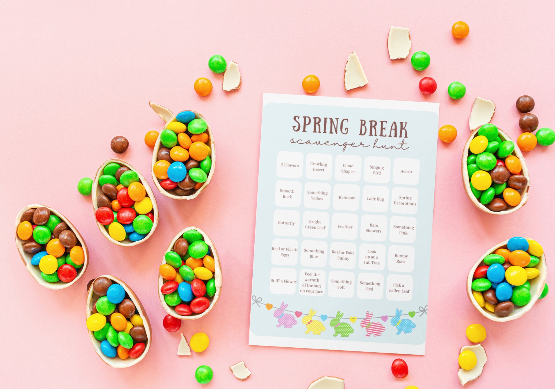 Spring Break Scavenger Hunt - Etsy