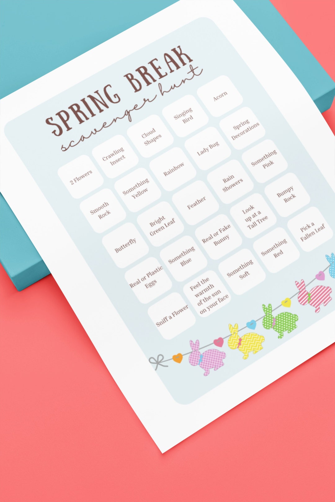 Spring Break Scavenger Hunt - Etsy