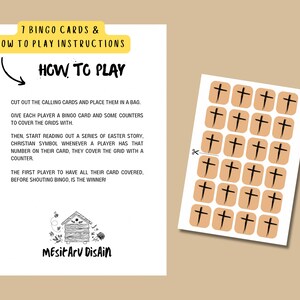 Easter Story Bingo | Christian Homeschool | Printable - Etsy