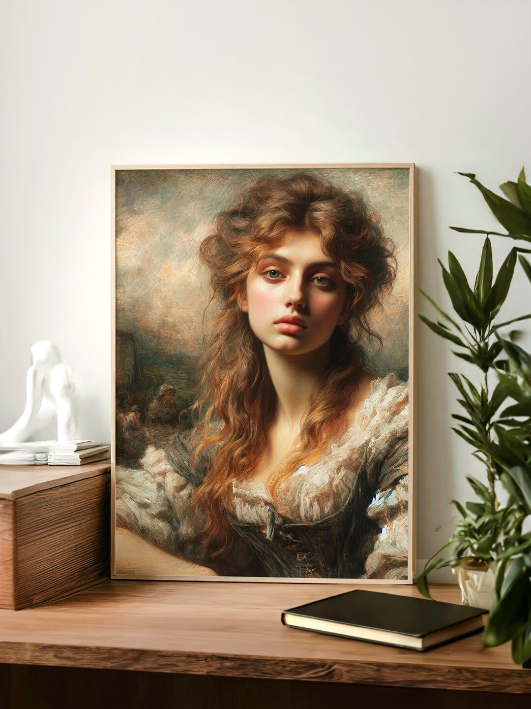 Victorian Art Print, Woman Art Instant Download Printable Home Decor ...