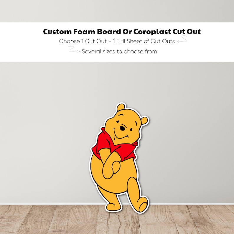 Custom Foam Board or Coroplast Cut Outs, Custom Character Party Props ...