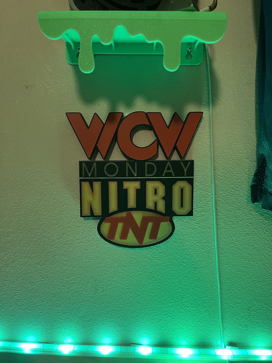 WCW Monday Nitro Logo Wall Art - Etsy