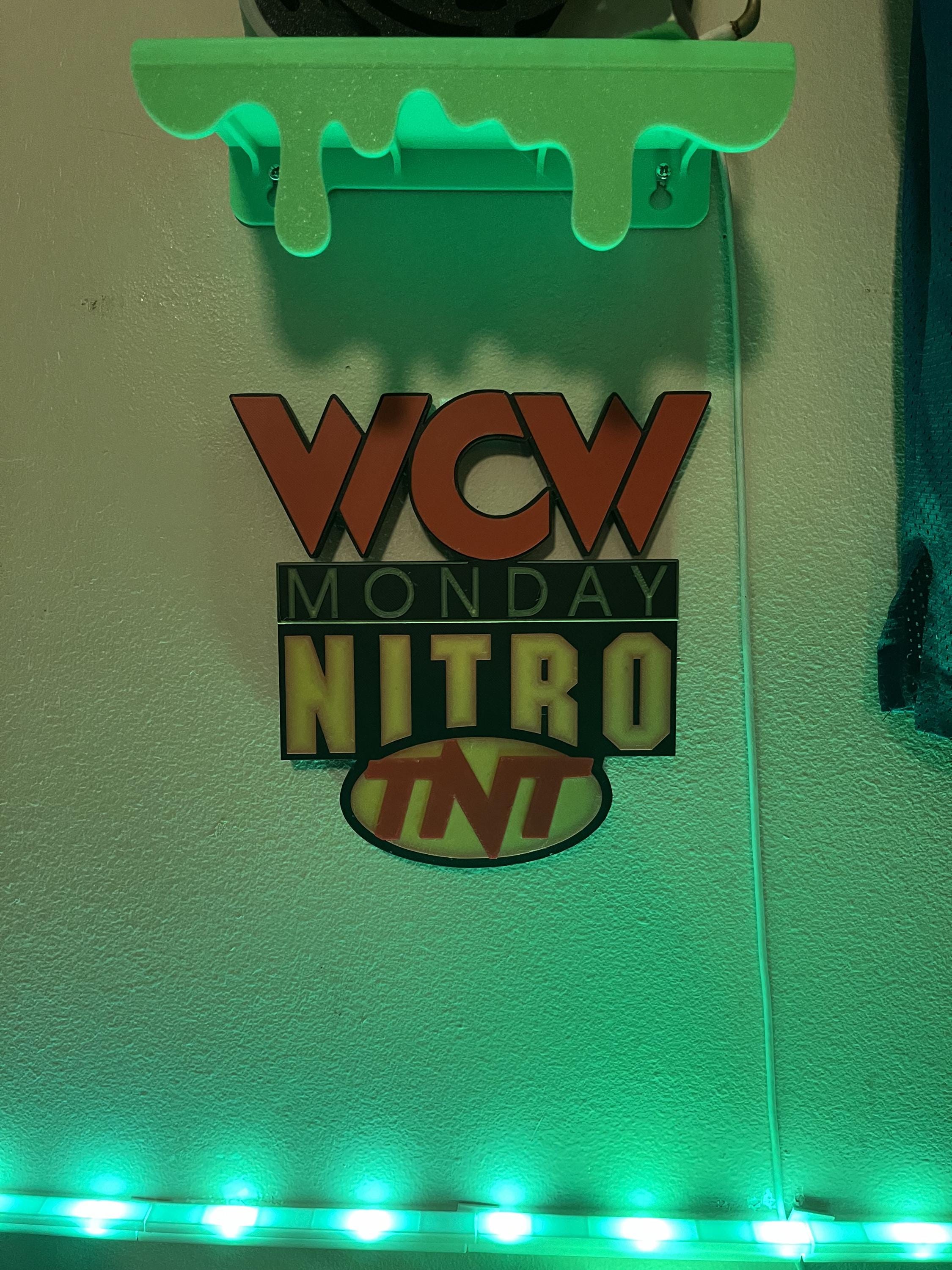 WCW Monday Nitro Logo Wall Art - Etsy