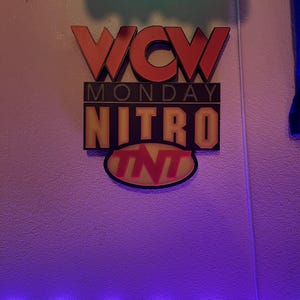 WCW Monday Nitro Logo Wall Art - Etsy