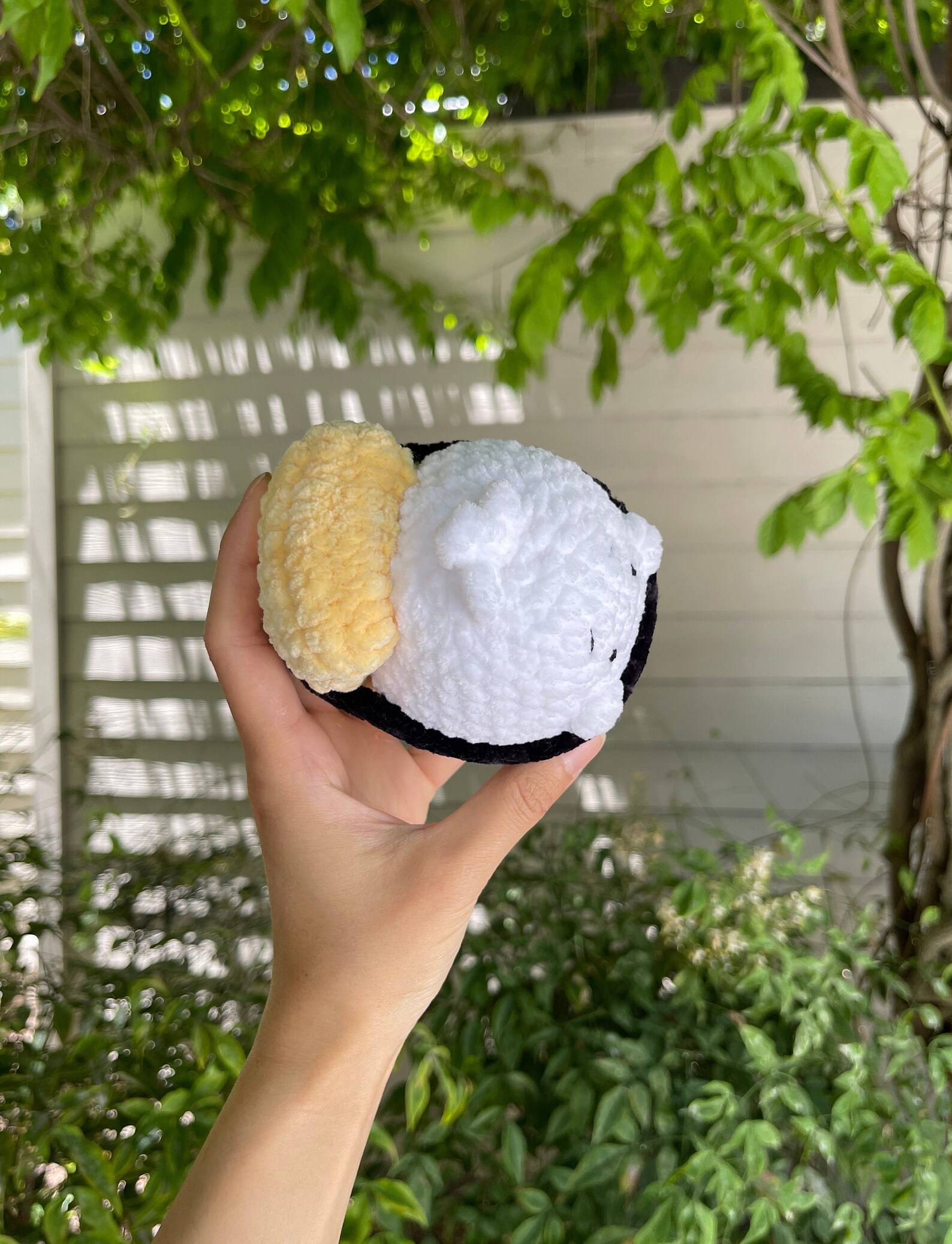 Crochet Sushi Plush, Egg Spam Musubi Plushie, Tamago Nigiri, Amigurumi ...