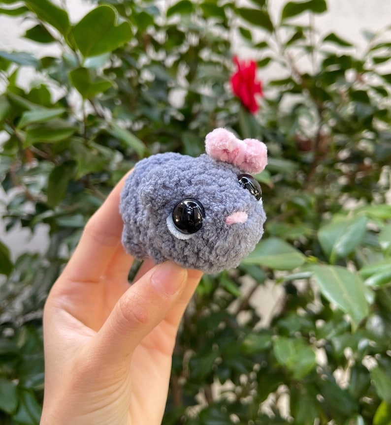 Made to Order Sad Hamster Viral Meme Crochet Plushie, Cute Tiktok Plush ...