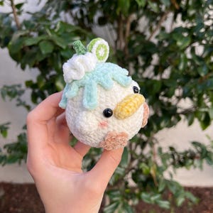 Crochet Duck Plush, Small Chubby Bird Plushie, Cute Kawaii Crochet ...