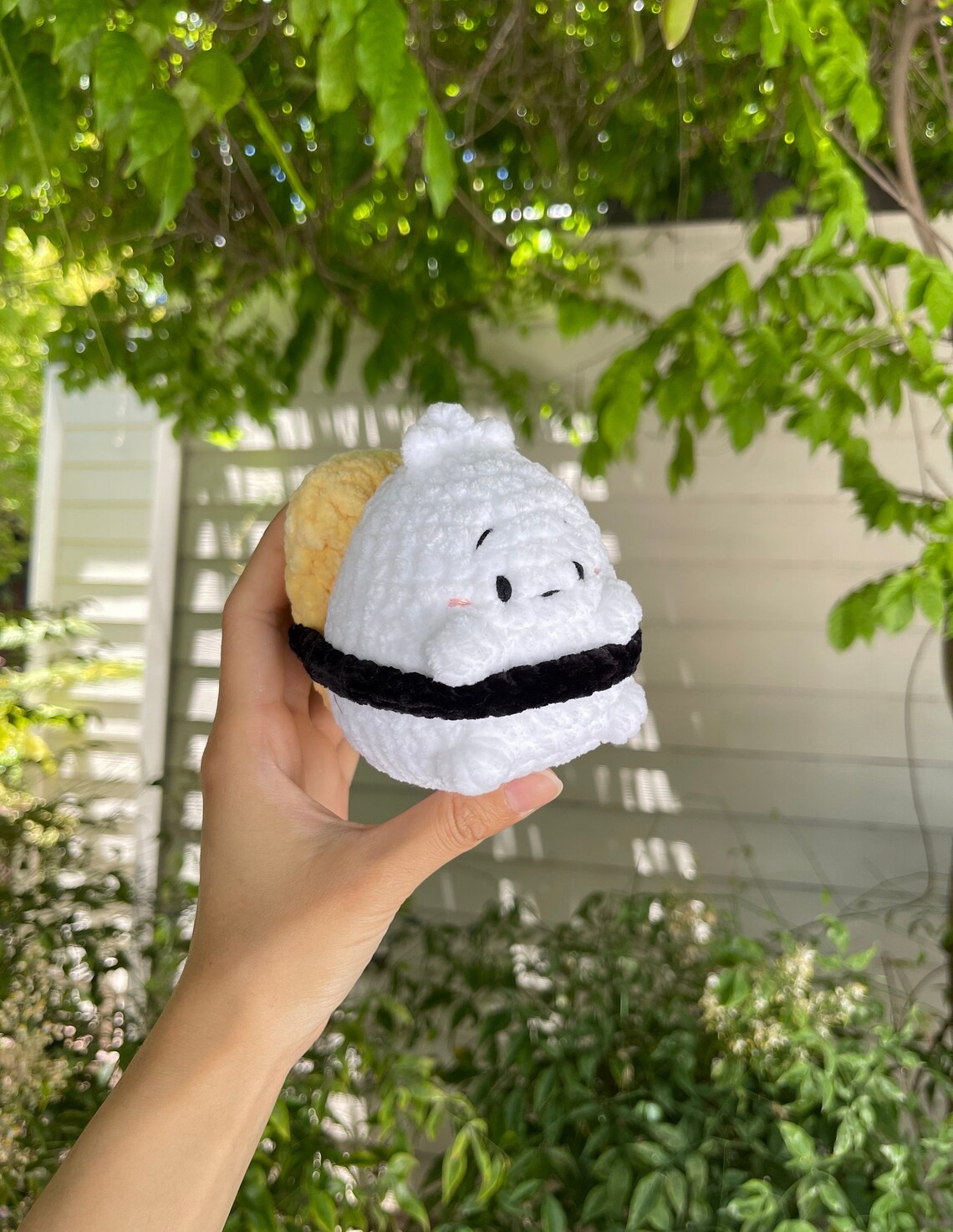 Crochet Sushi Plush, Egg Spam Musubi Plushie, Tamago Nigiri, Amigurumi ...