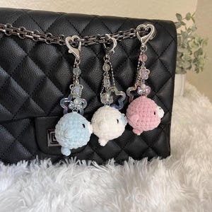 Seal Keychain, Beaded Plush Keychain, Mini Animal Keychain, Matching ...