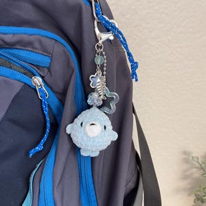 Seal Keychain, Beaded Plush Keychain, Mini Animal Keychain, Matching ...