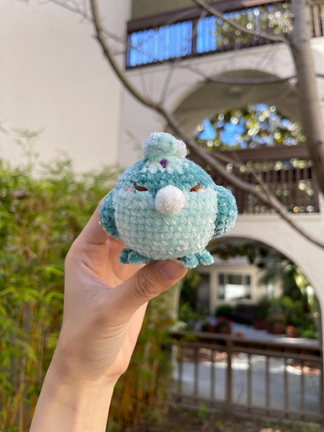 Xiao Bird Crochet Plush, Genshin Impact Doll Plushie, Small Amigurumi ...