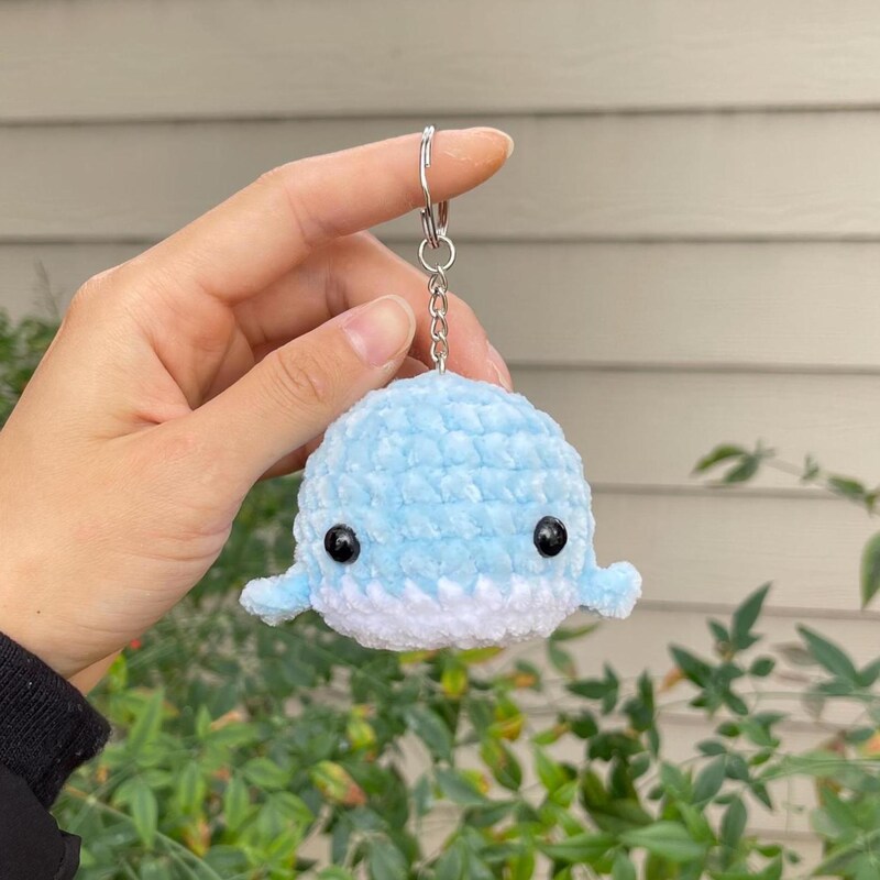 Plush Sea Animal Keychain - Etsy