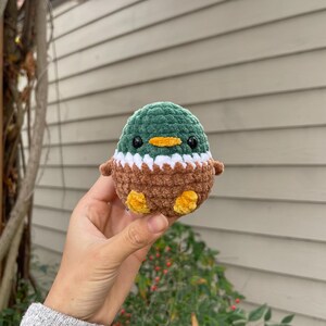 Crochet Bird Plushie: Kawaii Chubby Chicken, Duck, Rooster - Custom ...