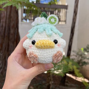 Crochet Duck Plush, Small Chubby Bird Plushie, Cute Kawaii Crochet ...