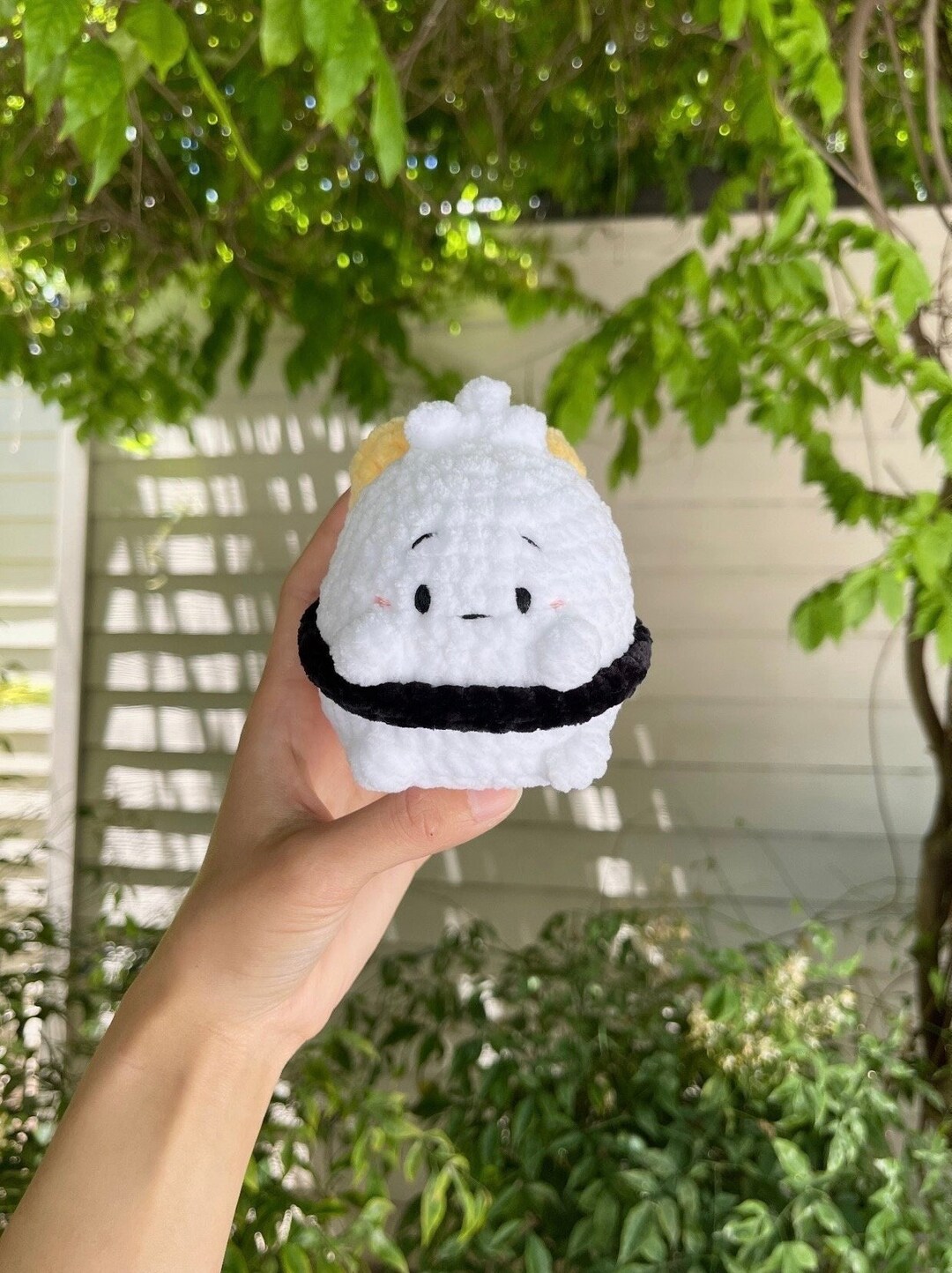 Crochet Sushi Plush, Egg Spam Musubi Plushie, Tamago Nigiri, Amigurumi ...