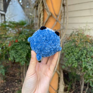 Bluejay Plushie, Blue Jay Bluebird, Kawaii Cute Chubby Bird, Crochet ...