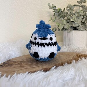 Bluejay Plushie, Blue Jay Bluebird, Kawaii Cute Chubby Bird, Crochet ...