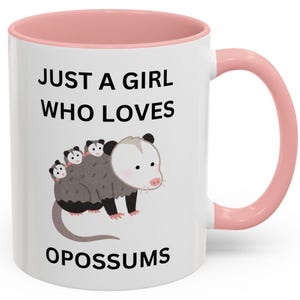 Opossum Lover Coffee Mug, Funny Animal Gift for Wildlife Enthusiasts ...