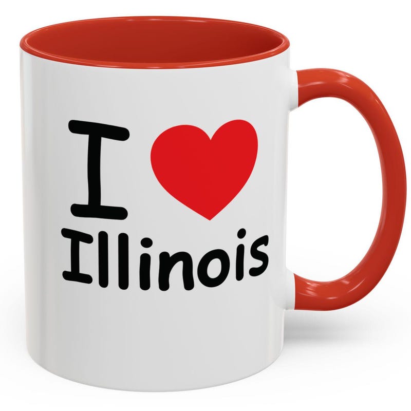 I Love Illinois - Etsy