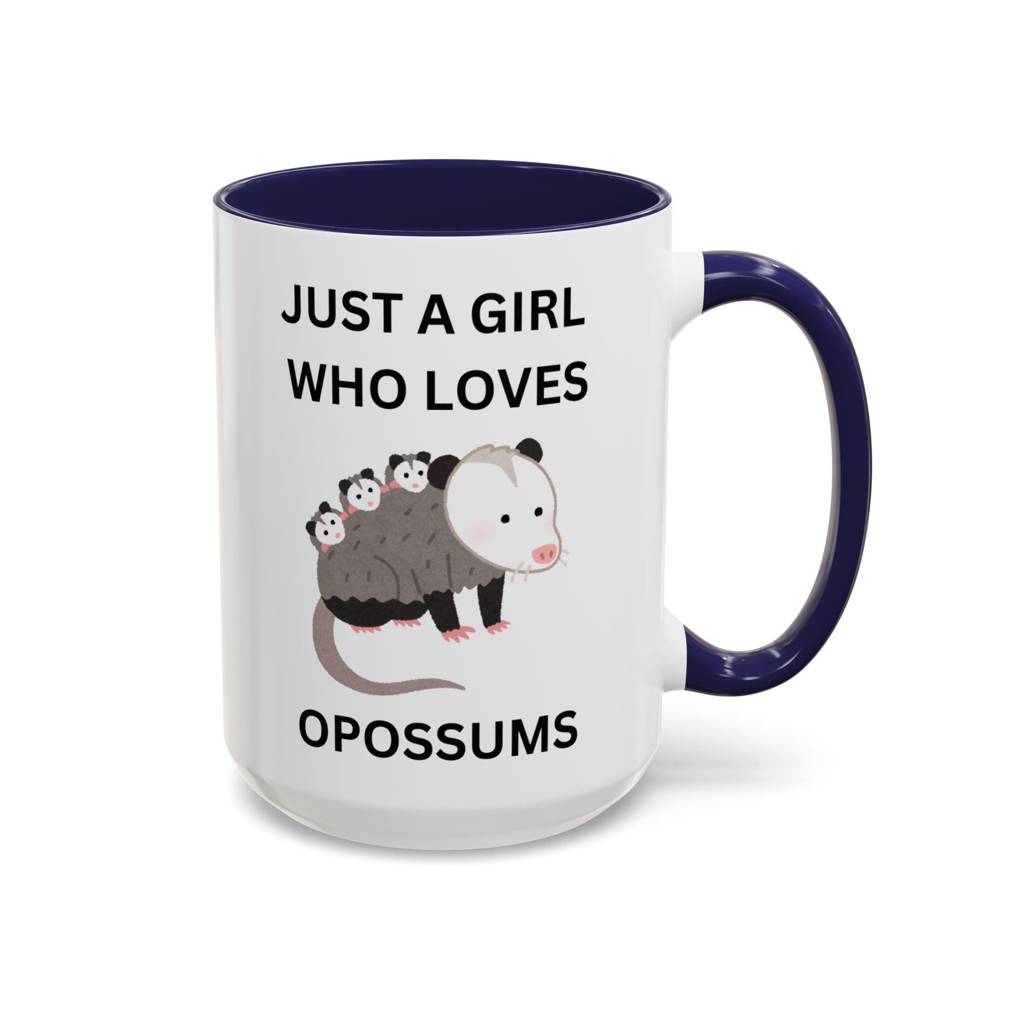 Opossum Lover Coffee Mug, Funny Animal Gift for Wildlife Enthusiasts ...
