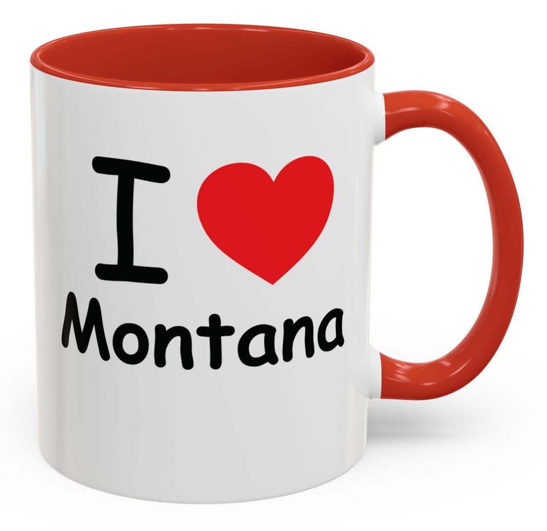 Montana Love Coffee Mug 11oz, I Love Montana Cup, Gift for Montana ...