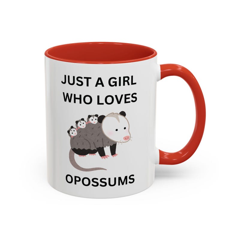 Opossum Lover Coffee Mug, Funny Animal Gift for Wildlife Enthusiasts ...