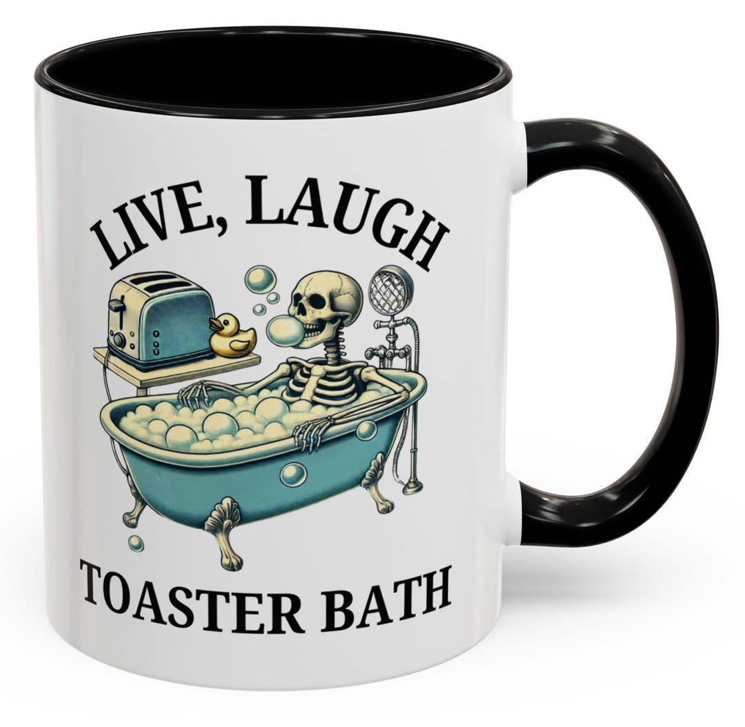 Live Laugh Toaster Bath Mug Personalized Gift - Etsy