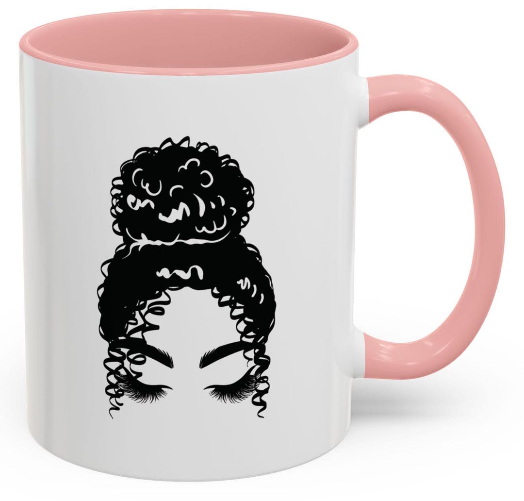 Bun Mug 11oz Personalized Gift, Christmas Mug, Hair Mug, Holiday Mug - Etsy
