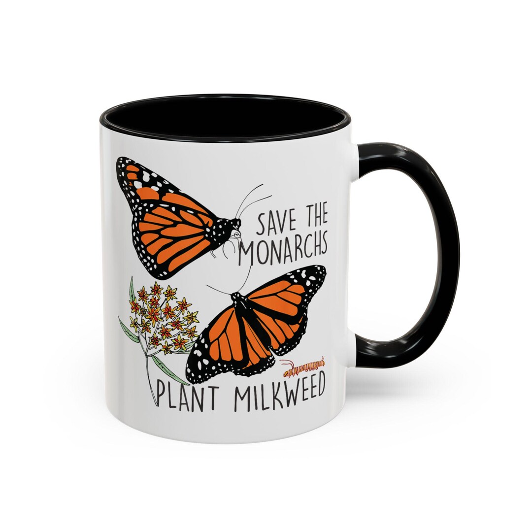 Monarch Butterfly Coffee Mug: Eco-friendly Gift for Nature Lovers, Save ...