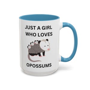 Opossum Lover Coffee Mug, Funny Animal Gift for Wildlife Enthusiasts ...