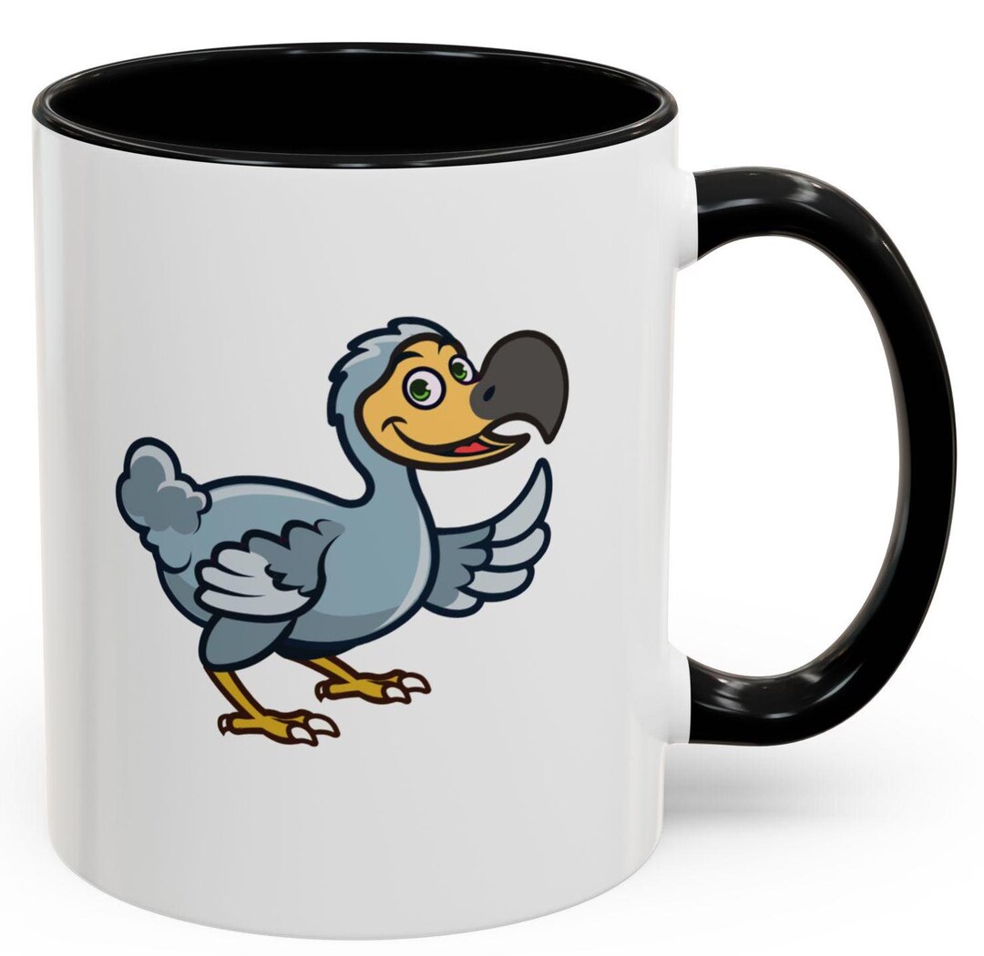 Whimsical Dodo Accent Coffee Mug, Fun Gift for Bird Lovers, Unique ...