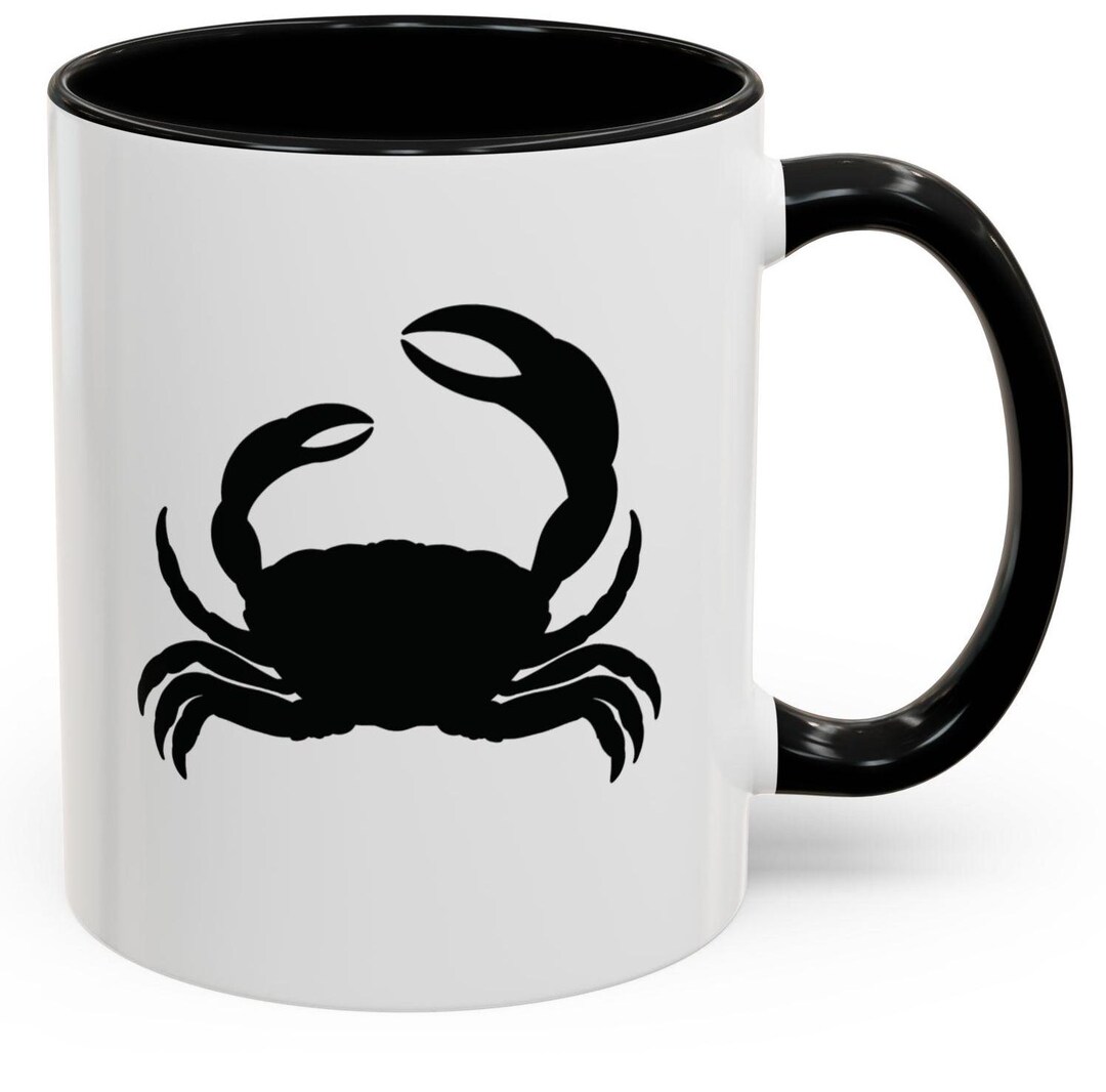 Crab Accent Coffee Mug - Fun Kitchen Decor, Perfect for Sea Lovers ...