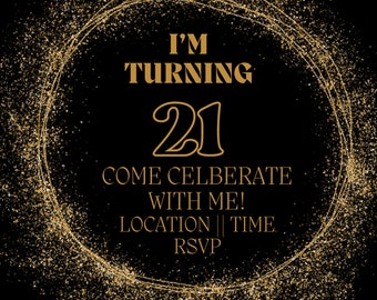 Fancy Fabulous & 21, Fancy 21st Birthday Invitation, Fancy Fabulous ...