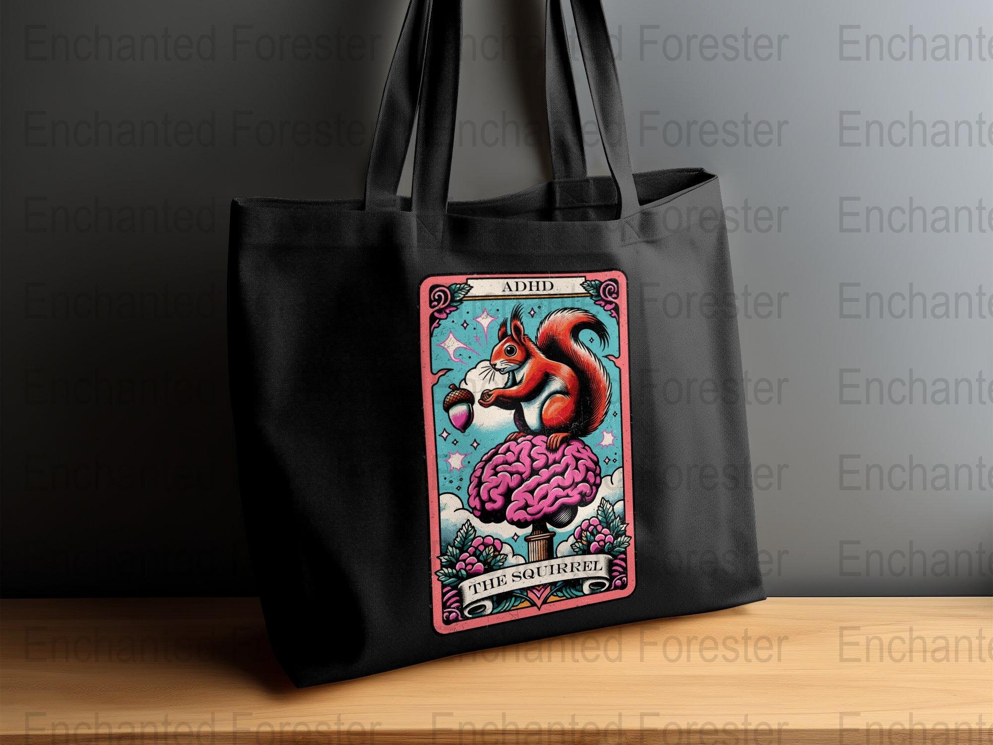 ADHD Tarot Card SVG, Printable Tarot PNG, Funny, Personality Tarot Card ...